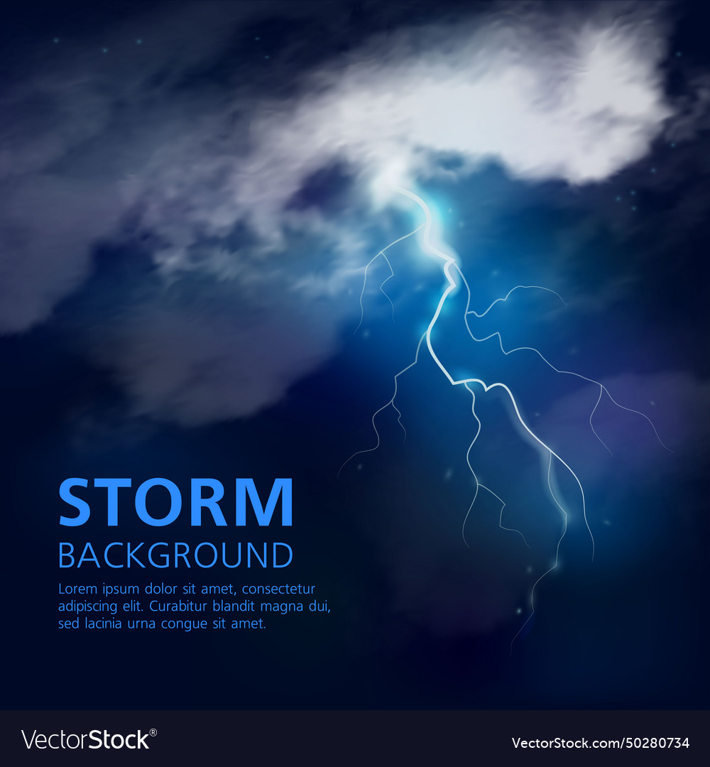 Night storm background Royalty Free Vector Image