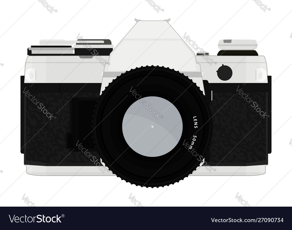 Retro camera Royalty Free Vector Image - VectorStock