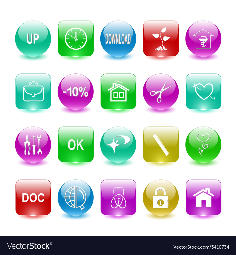 Set Royalty Free Vector Image - VectorStock