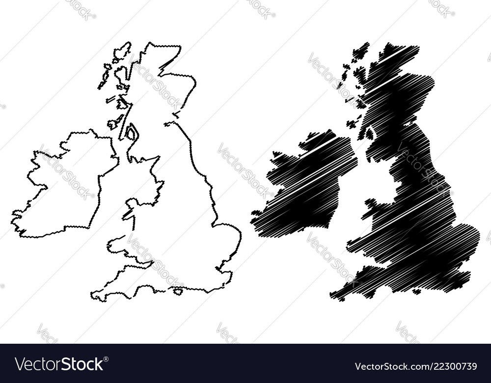 British isles map Royalty Free Vector Image - VectorStock British isles map Royalty Free Vector Image - VectorStock