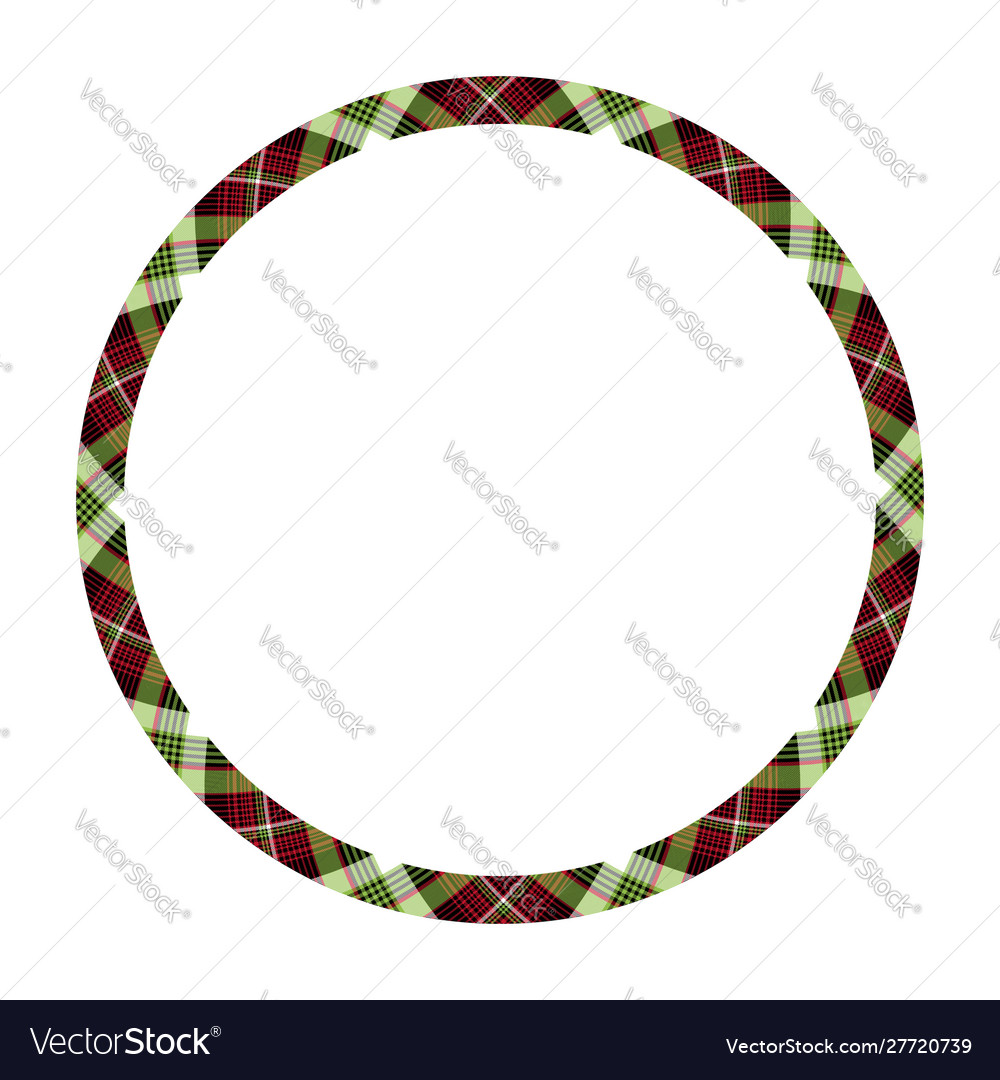 Circle borders and frames round border pattern Vector Image