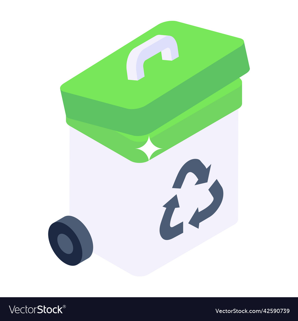 Dustbin Royalty Free Vector Image - VectorStock