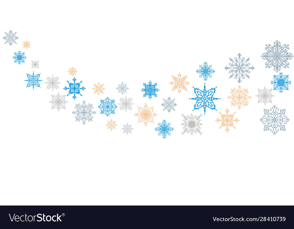 Set snowflakes Royalty Free Vector Image - VectorStock