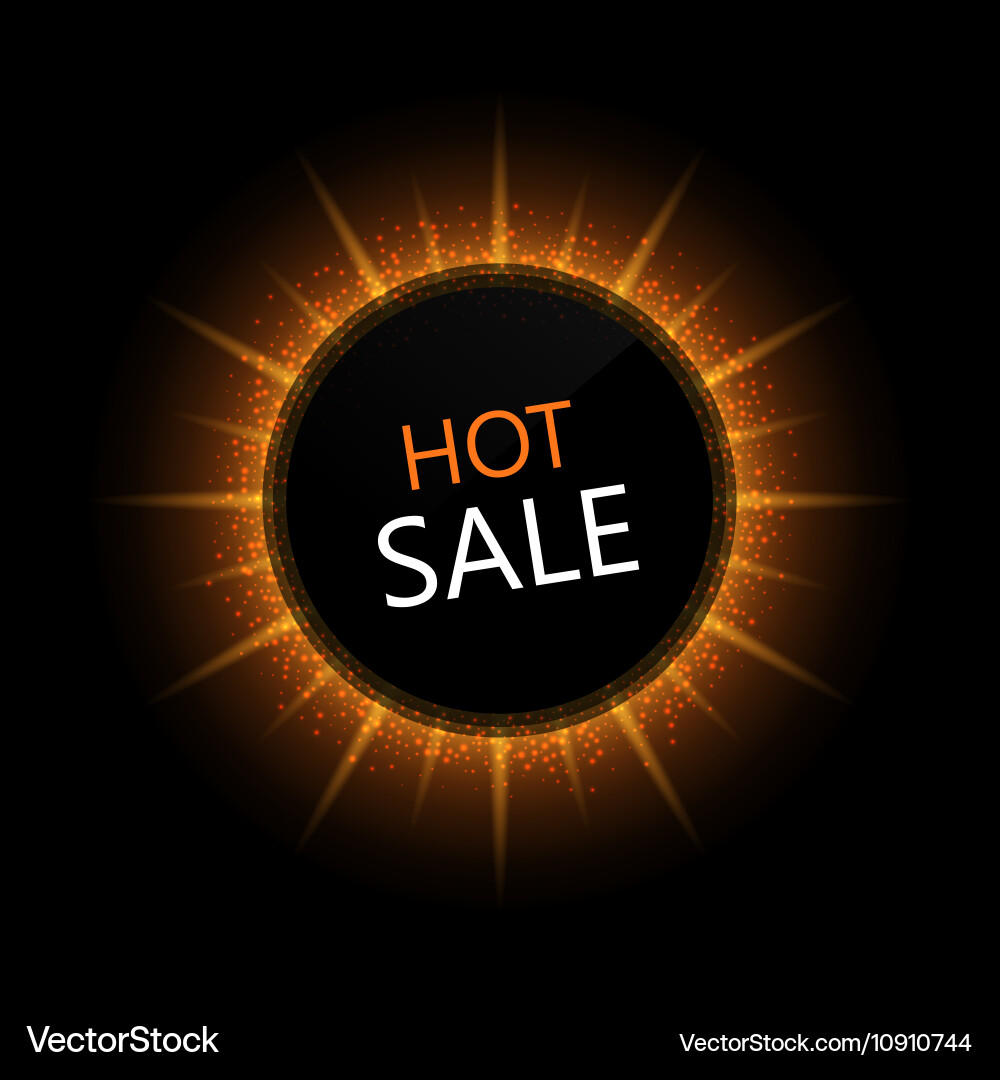 Modern hot sale banner Royalty Free Vector Image