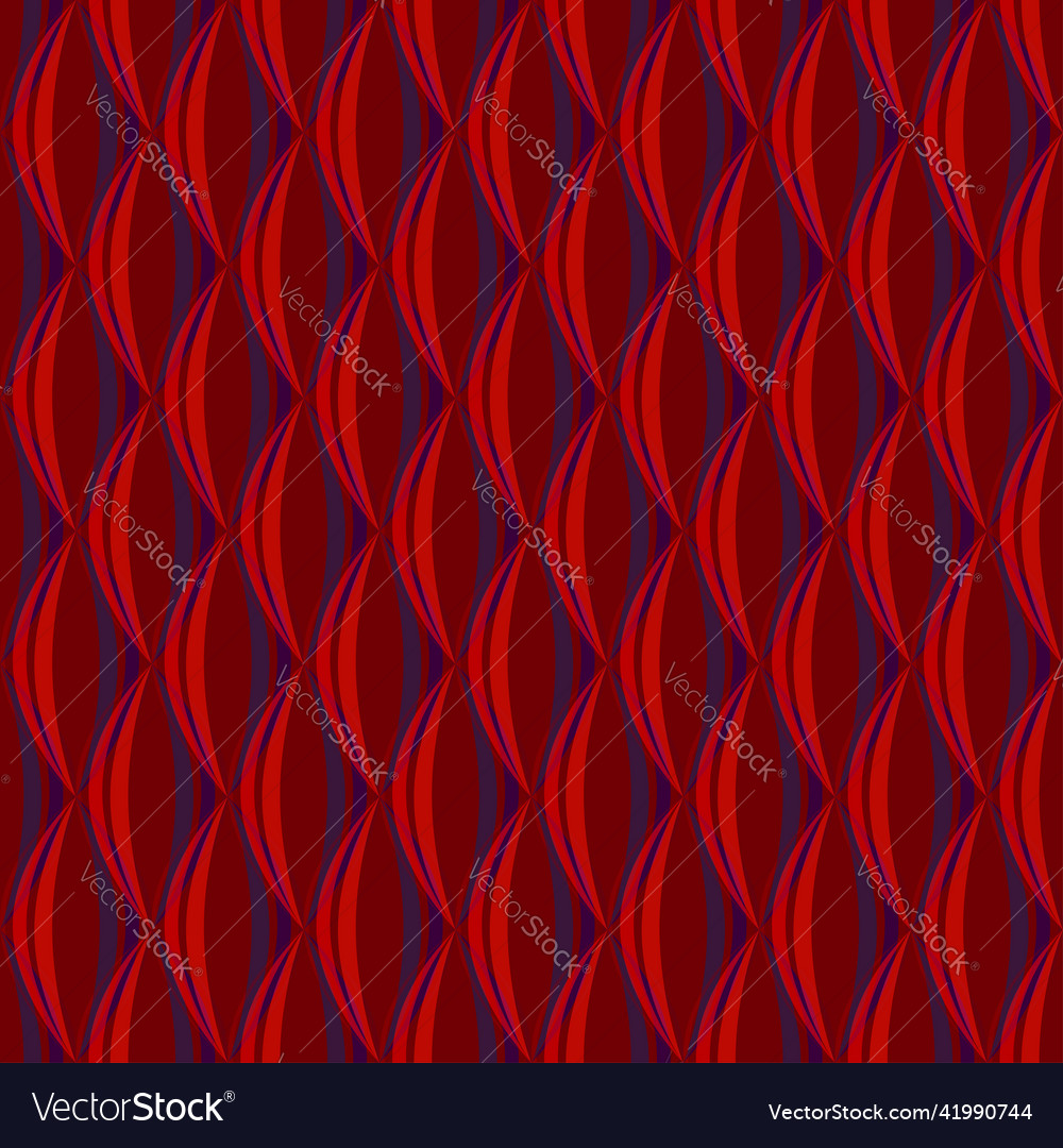Seamless geometric pattern red background Vector Image