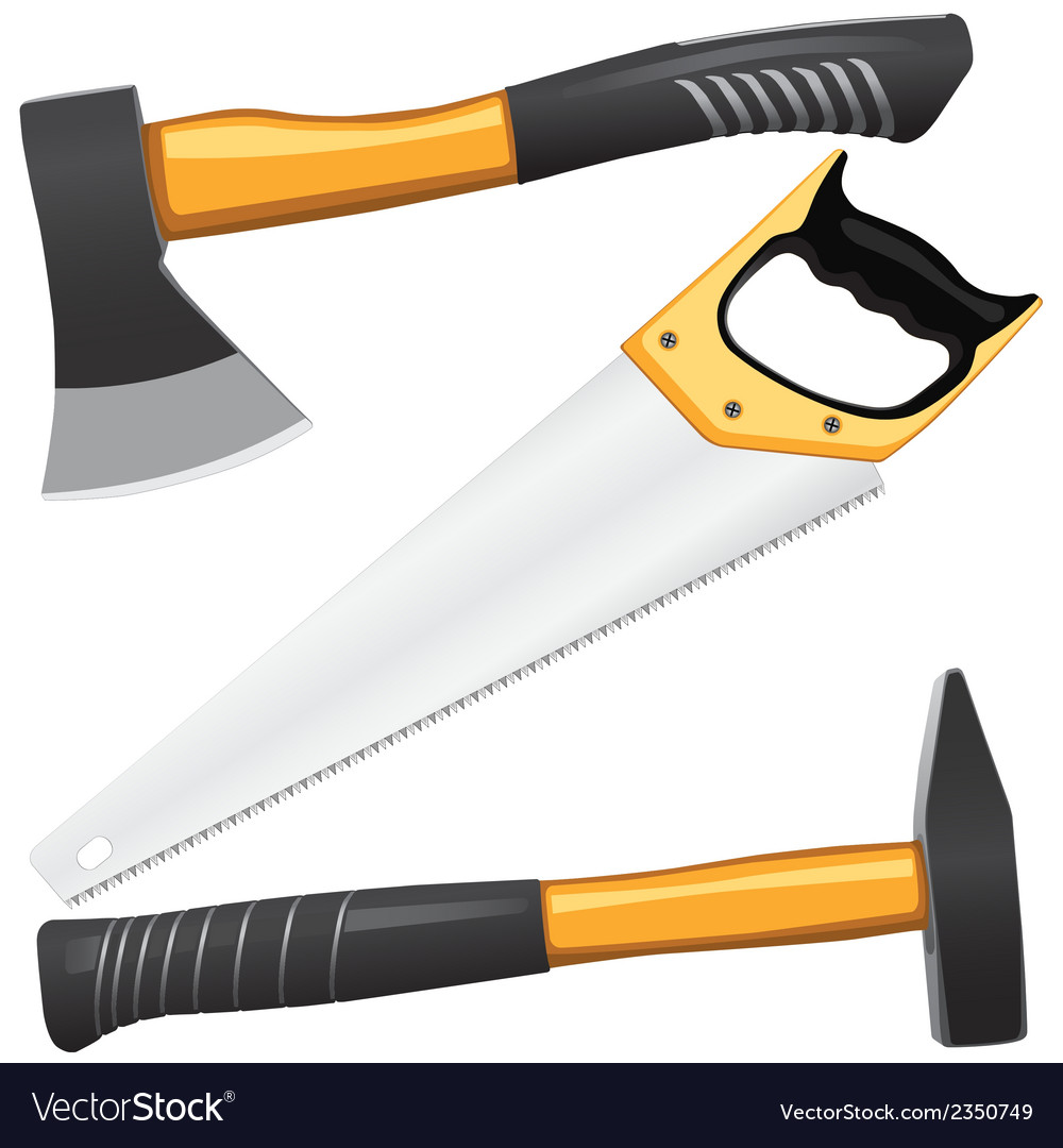 Carpentry tools Royalty Free Vector Image - VectorStock