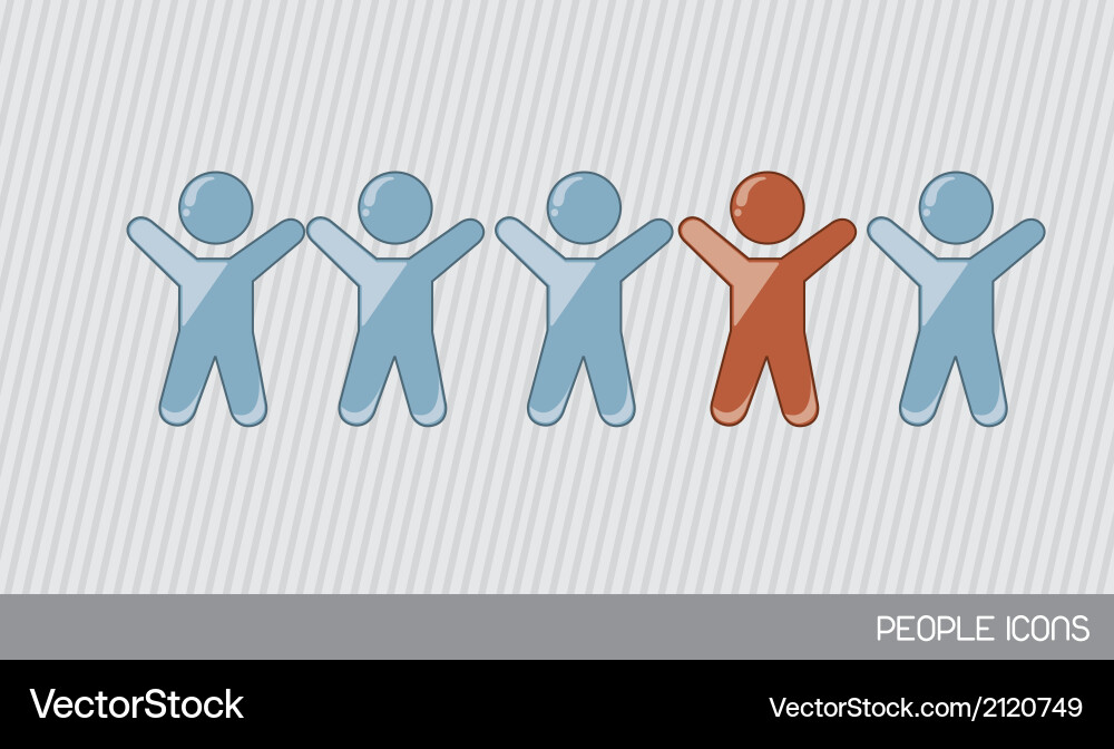 Different man Royalty Free Vector Image - VectorStock