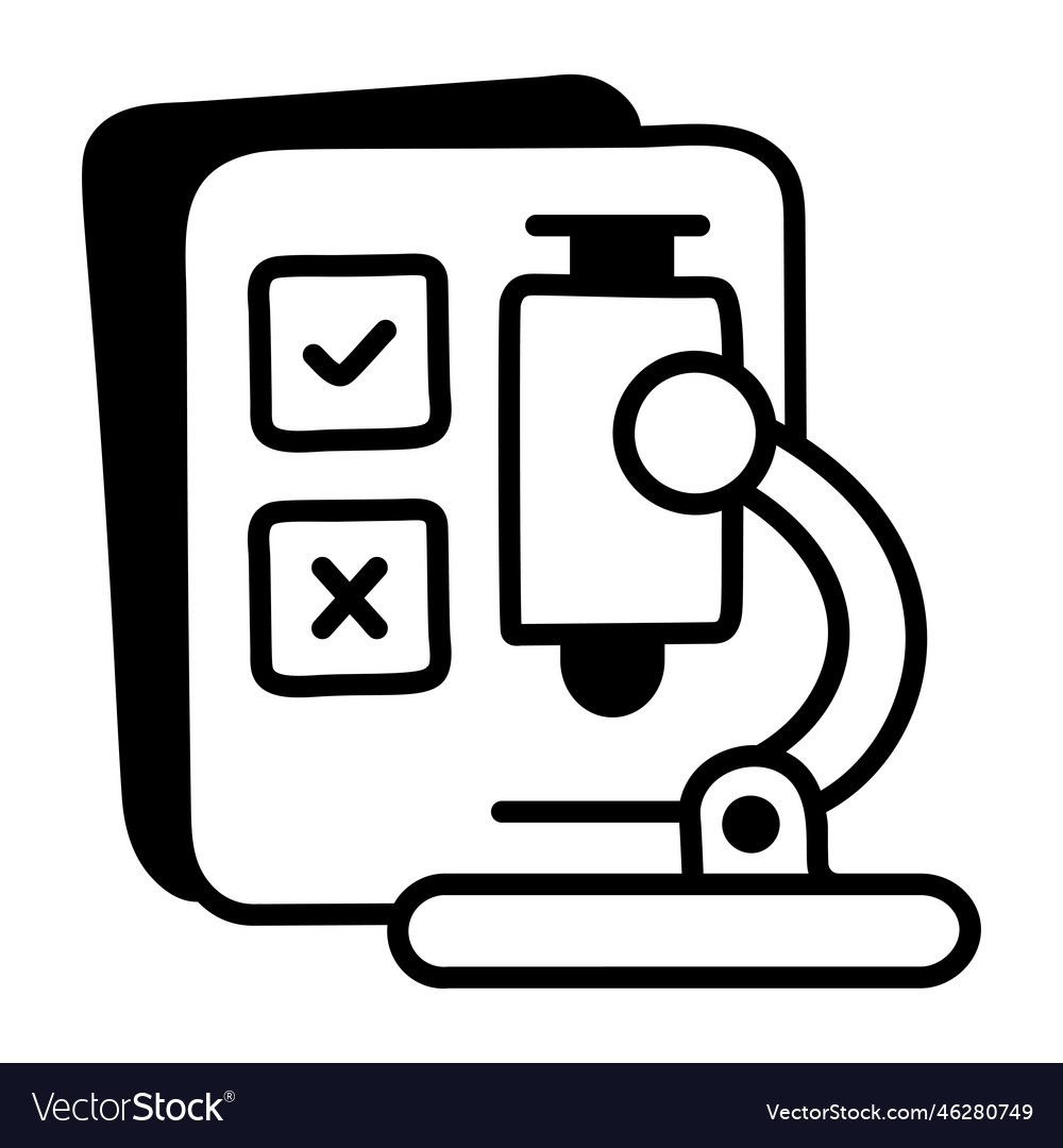 Lab analysis Royalty Free Vector Image - VectorStock