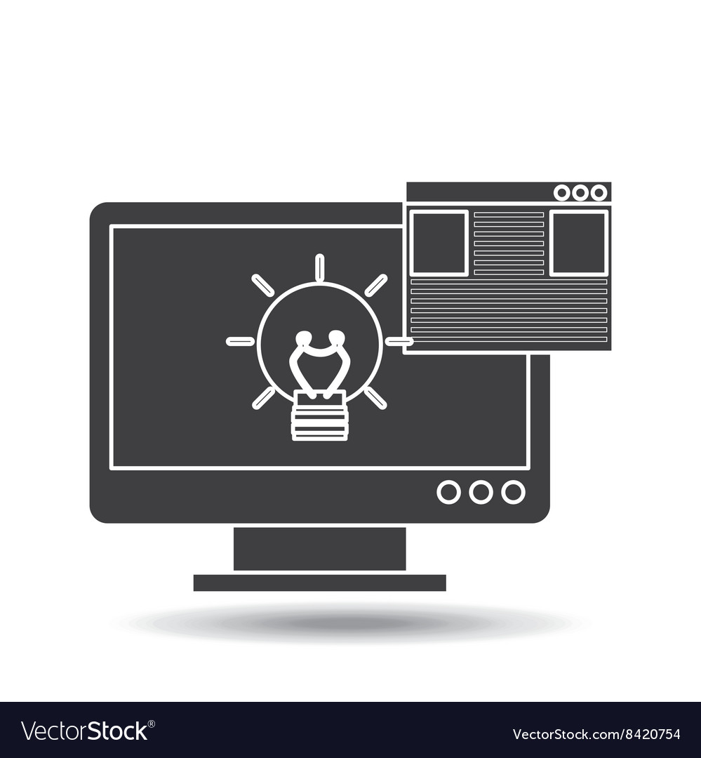 Software programming design Royalty Free Vector Image