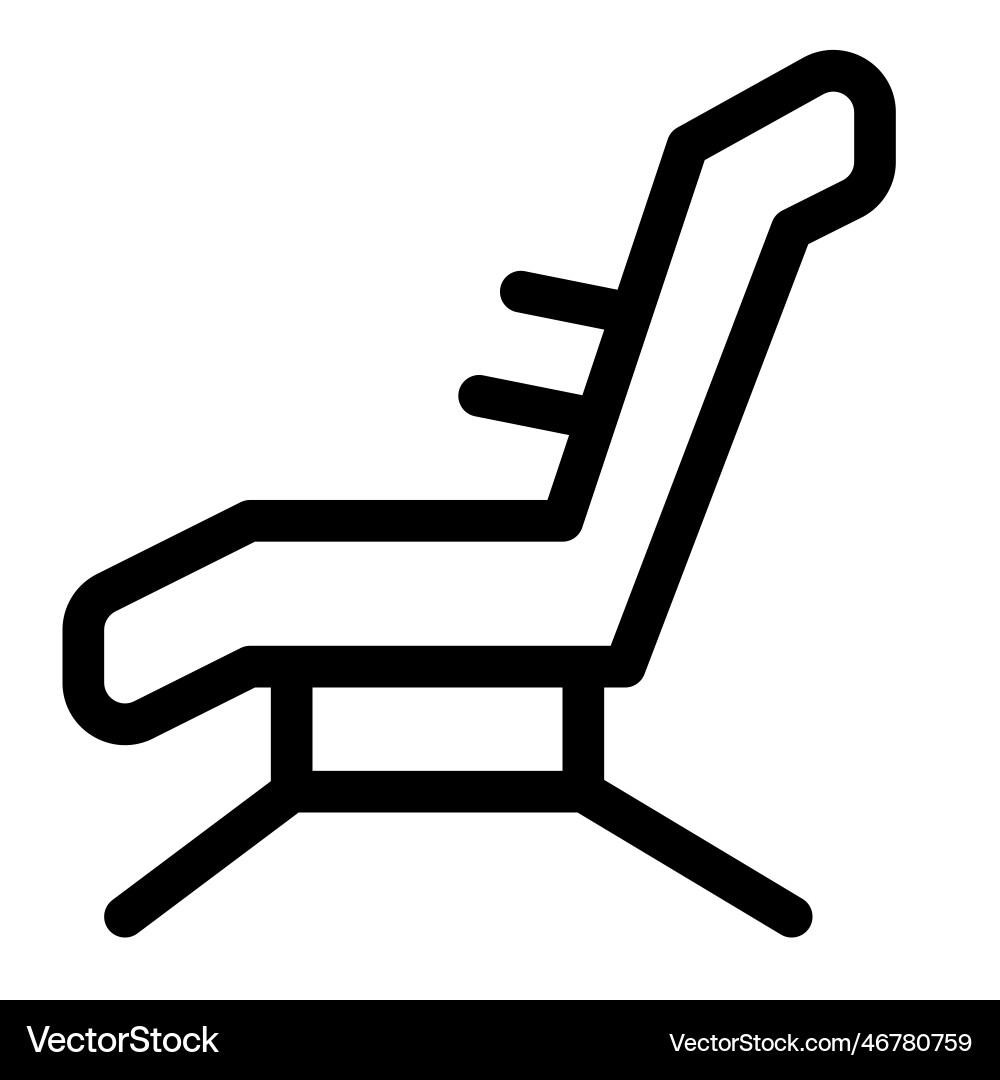 Shower chair used especially by disabled persons Vector Image