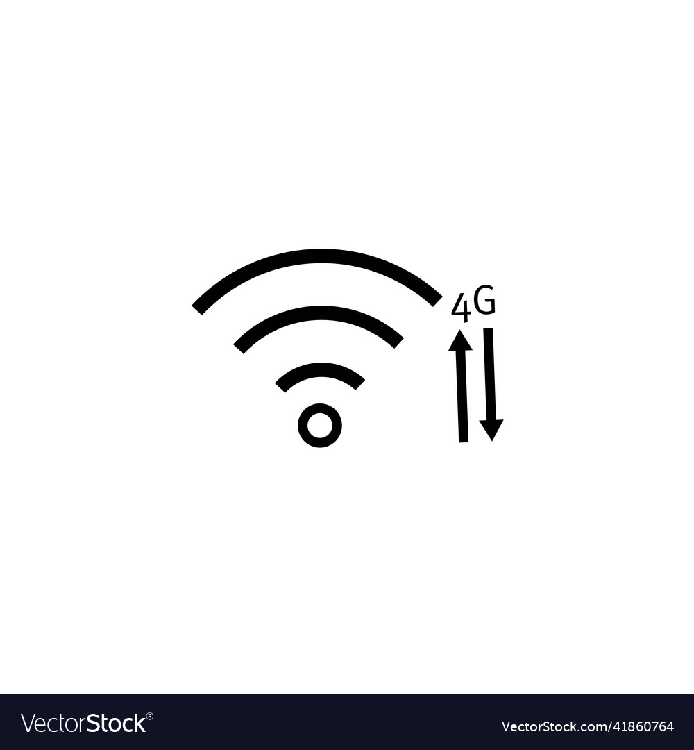 Wireless logo template Royalty Free Vector Image