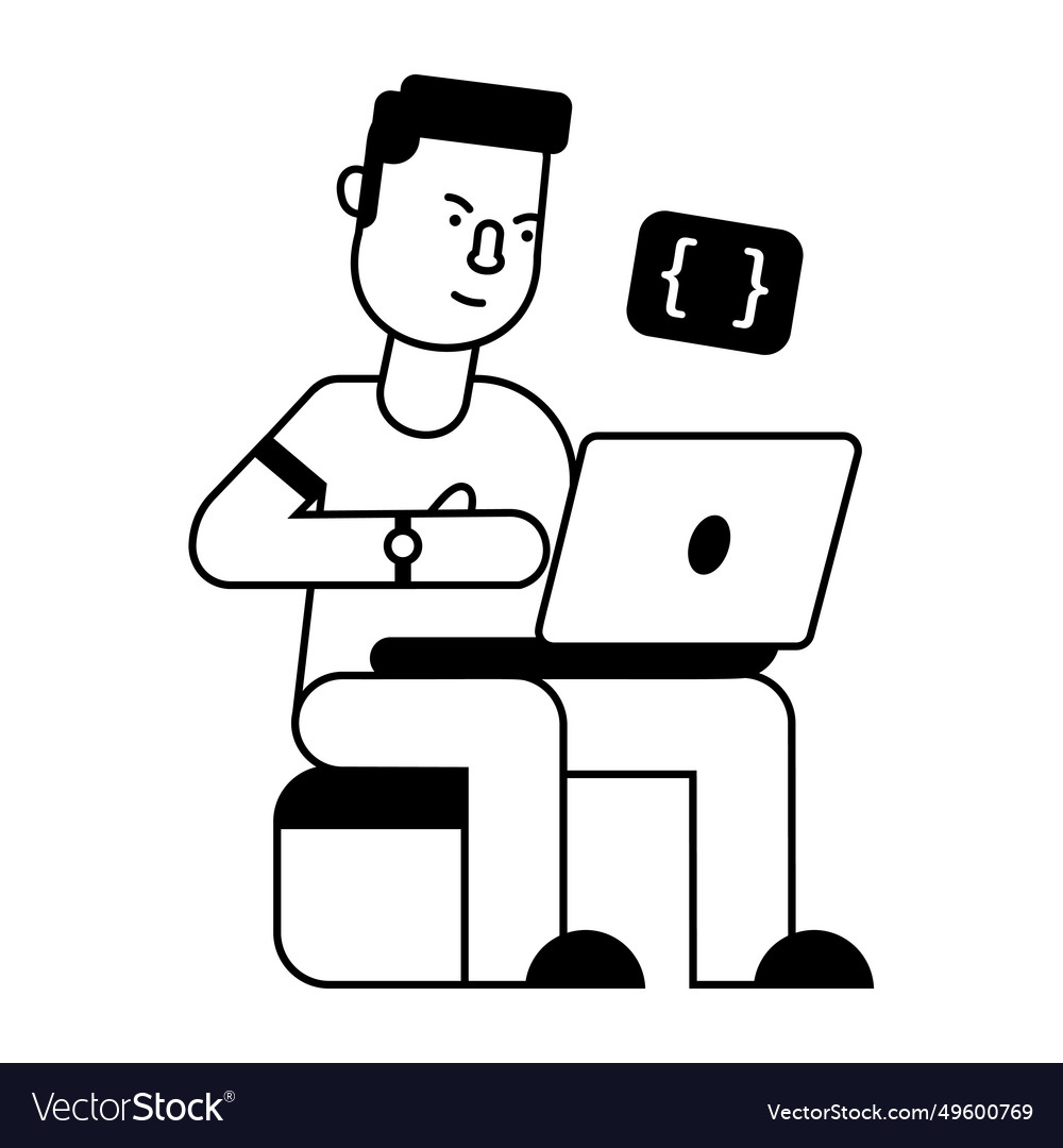 Developer Royalty Free Vector Image - VectorStock