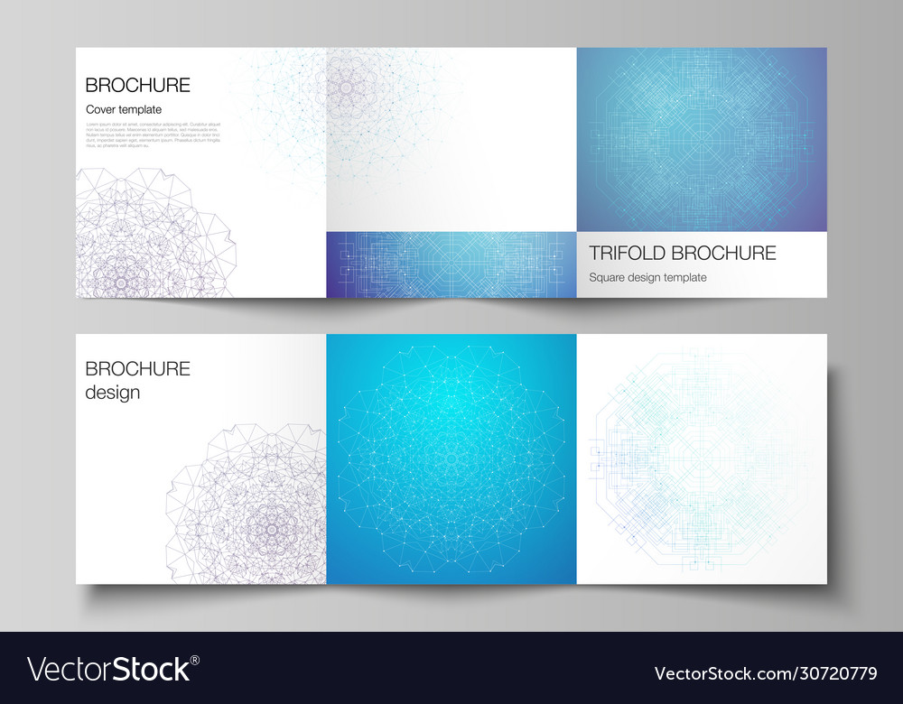 Minimal editable layout square format Royalty Free Vector