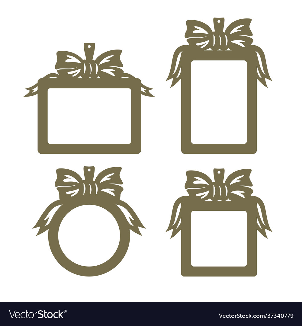Set photo frames Royalty Free Vector Image - VectorStock