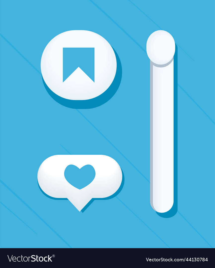 Flat settings buttons set Royalty Free Vector Image