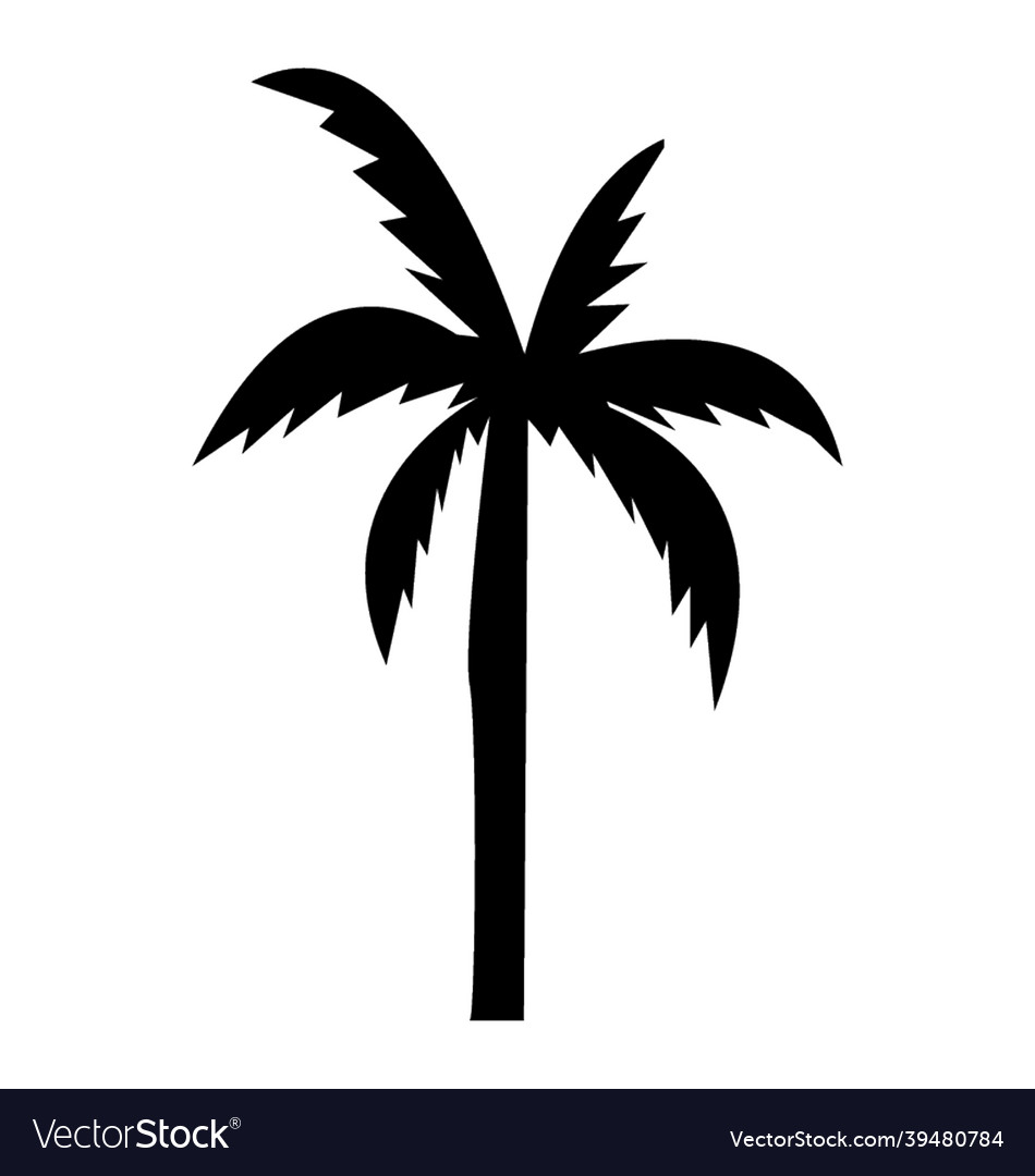 Palm tree Royalty Free Vector Image - VectorStock