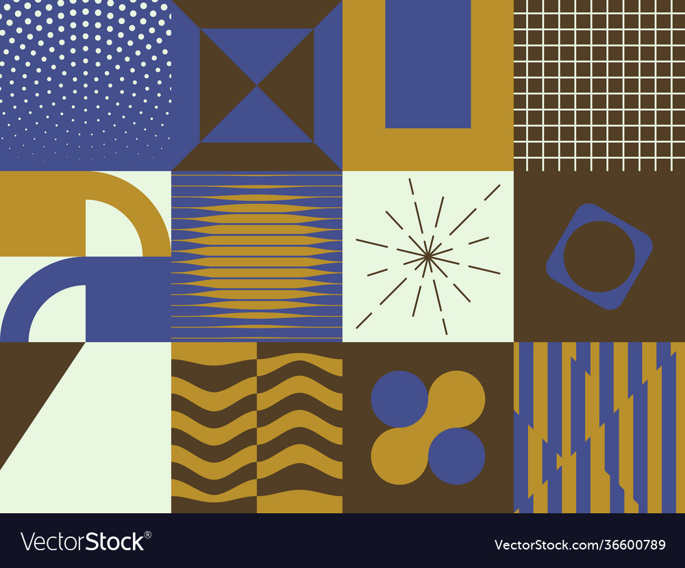 Abstract pattern design elements Royalty Free Vector Image