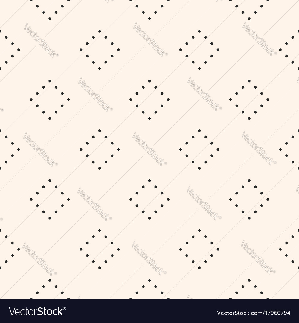 Seamless pattern minimalist texture with dotted Vector Image