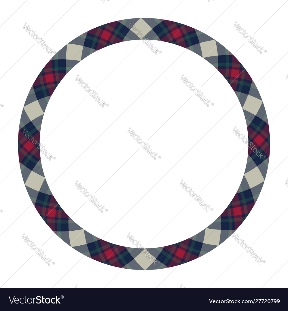 Circle borders and frames round border pattern Vector Image