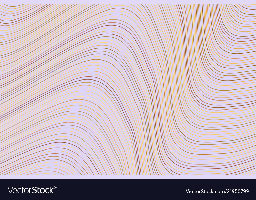Color Abstract Line Curve Wave Geometric Pattern Vector Image