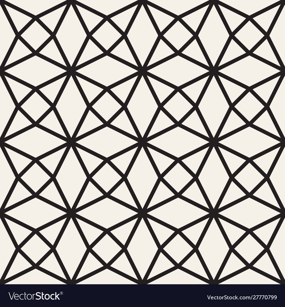 Seamless geometric pattern abstract thin lines Vector Image
