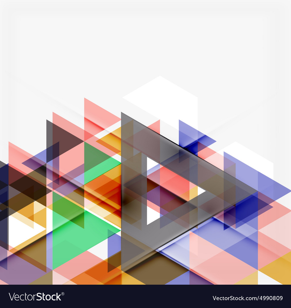 Abstract geometric background modern overlapping Vector Image