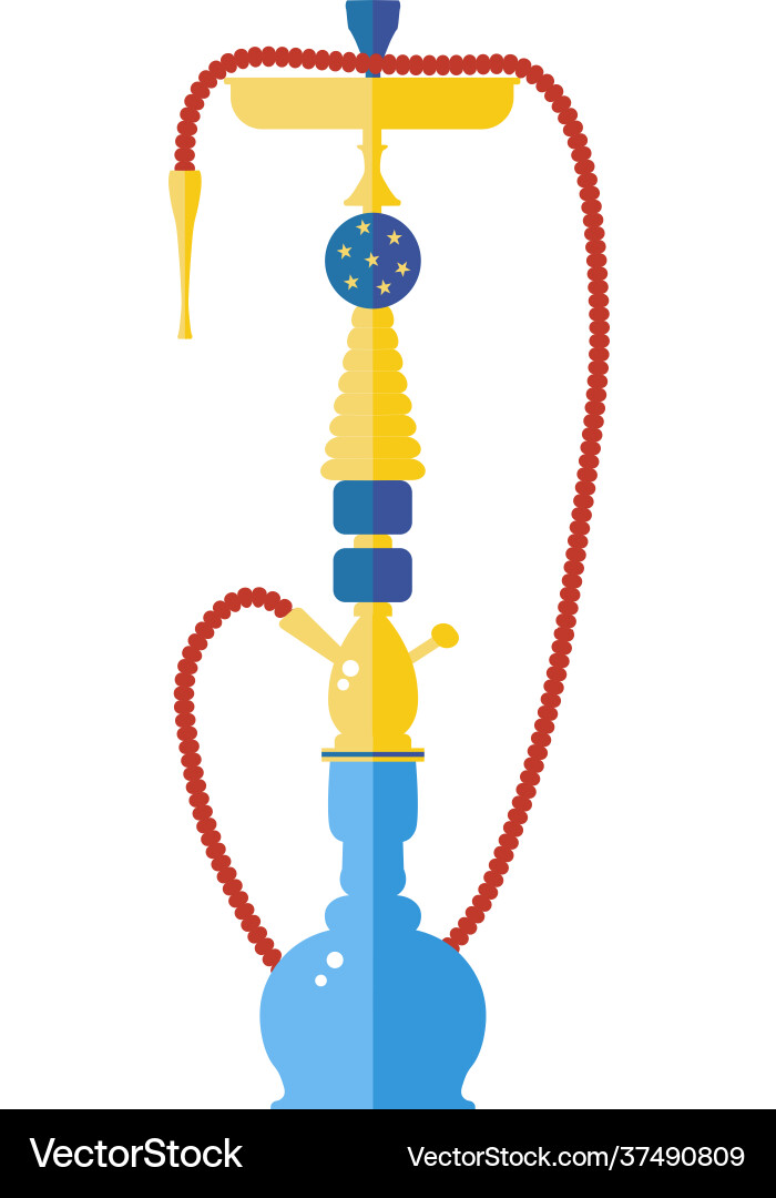 Hookah Royalty Free Vector Image - VectorStock