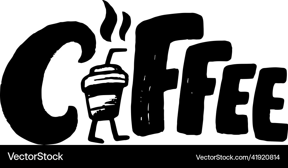 Hand drawn motivation lettering phrase in modern Vector Image