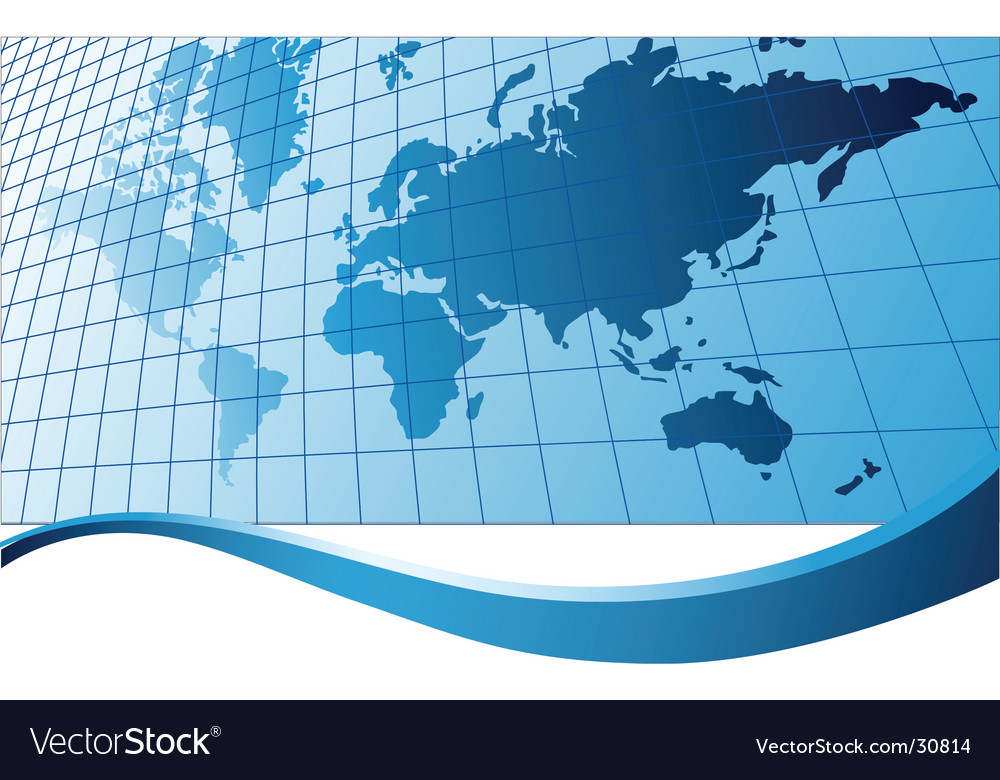 Map of world Royalty Free Vector Image - VectorStock