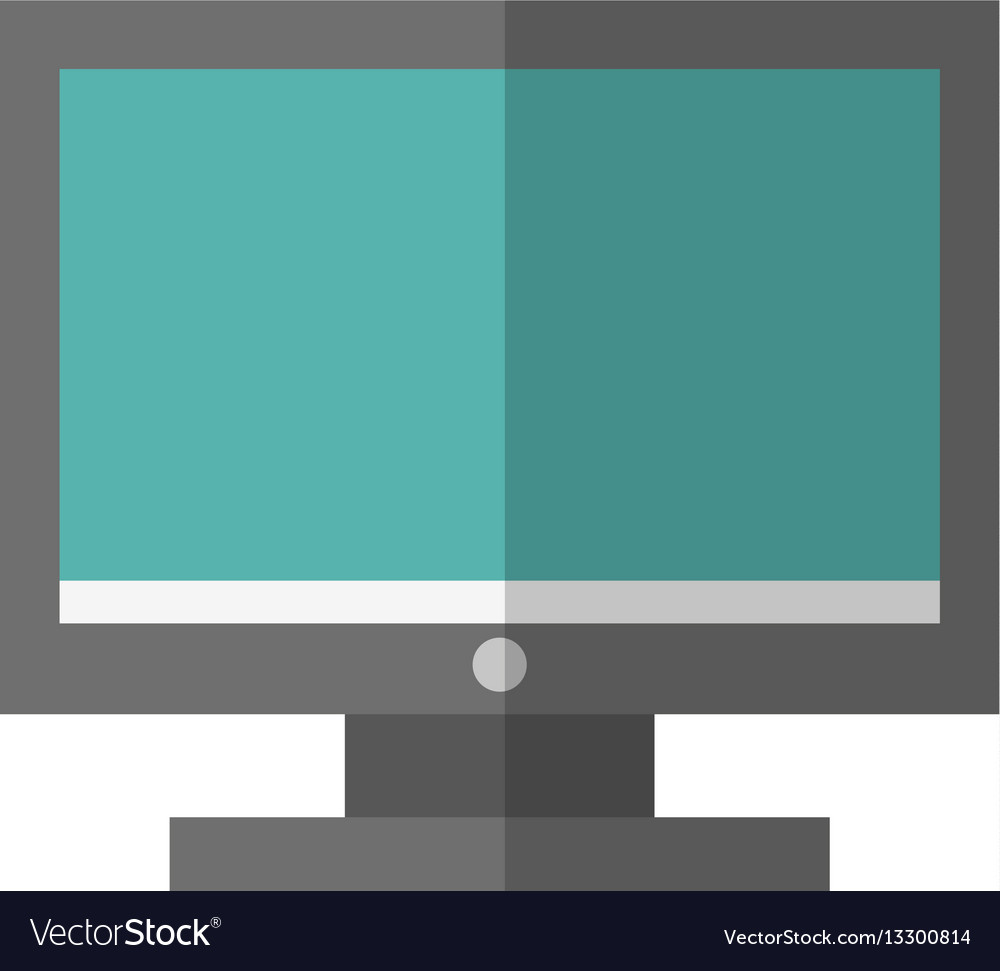 Monitor computer icon Royalty Free Vector Image