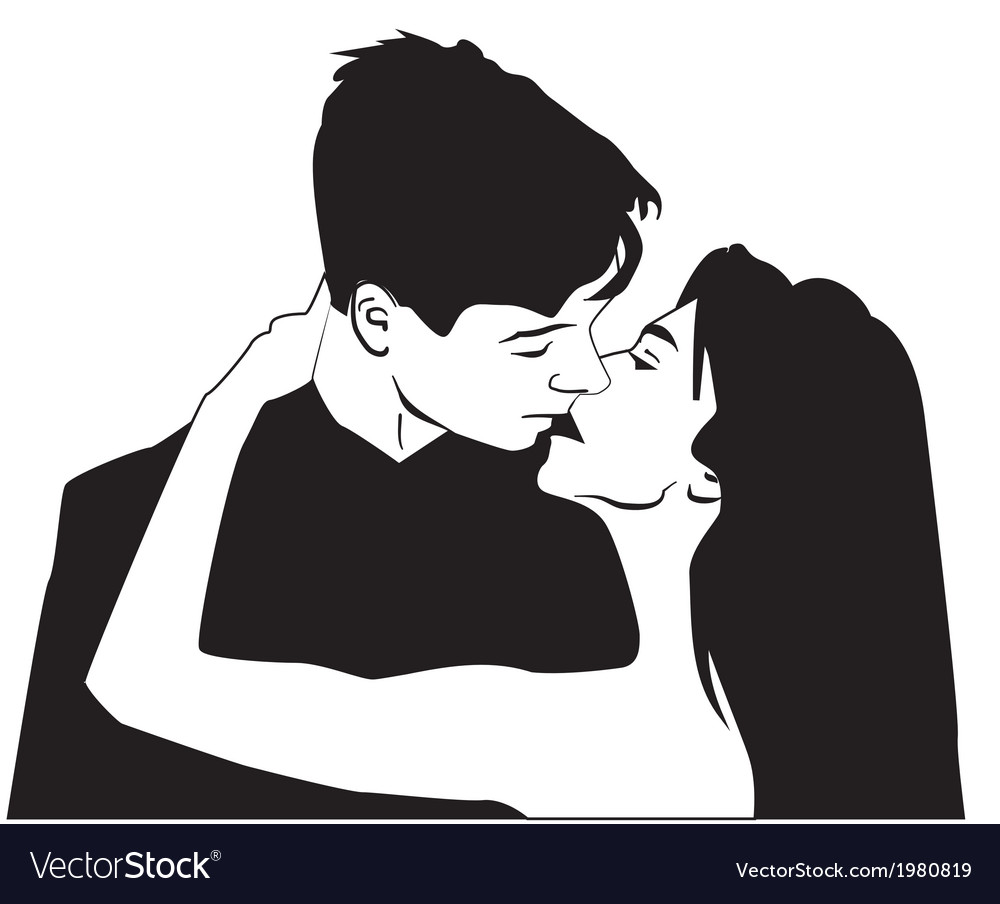 Kiss Royalty Free Vector Image - VectorStock Kiss Royalty Free Vector Image - VectorStock