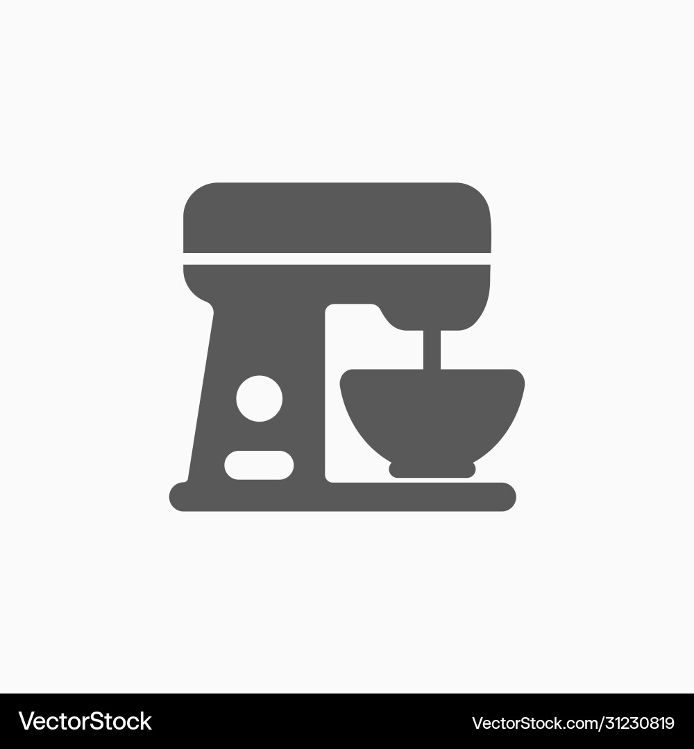 Kitchen mixer icon Royalty Free Vector Image - VectorStock