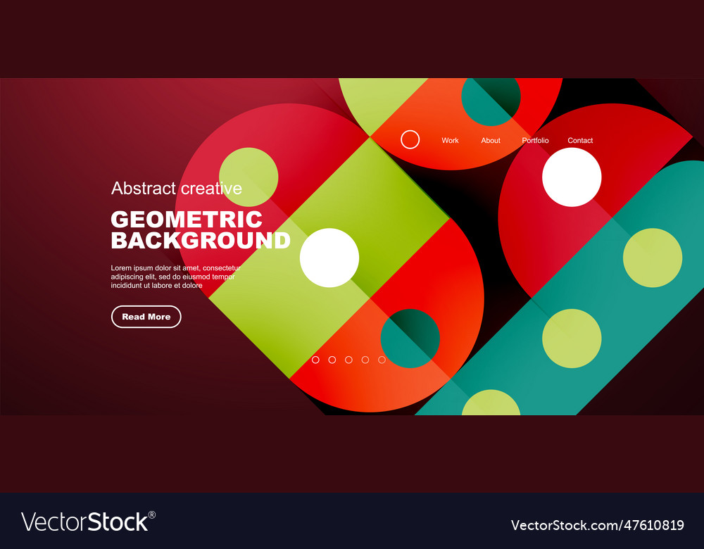 Simple circles and round elements pattern Vector Image