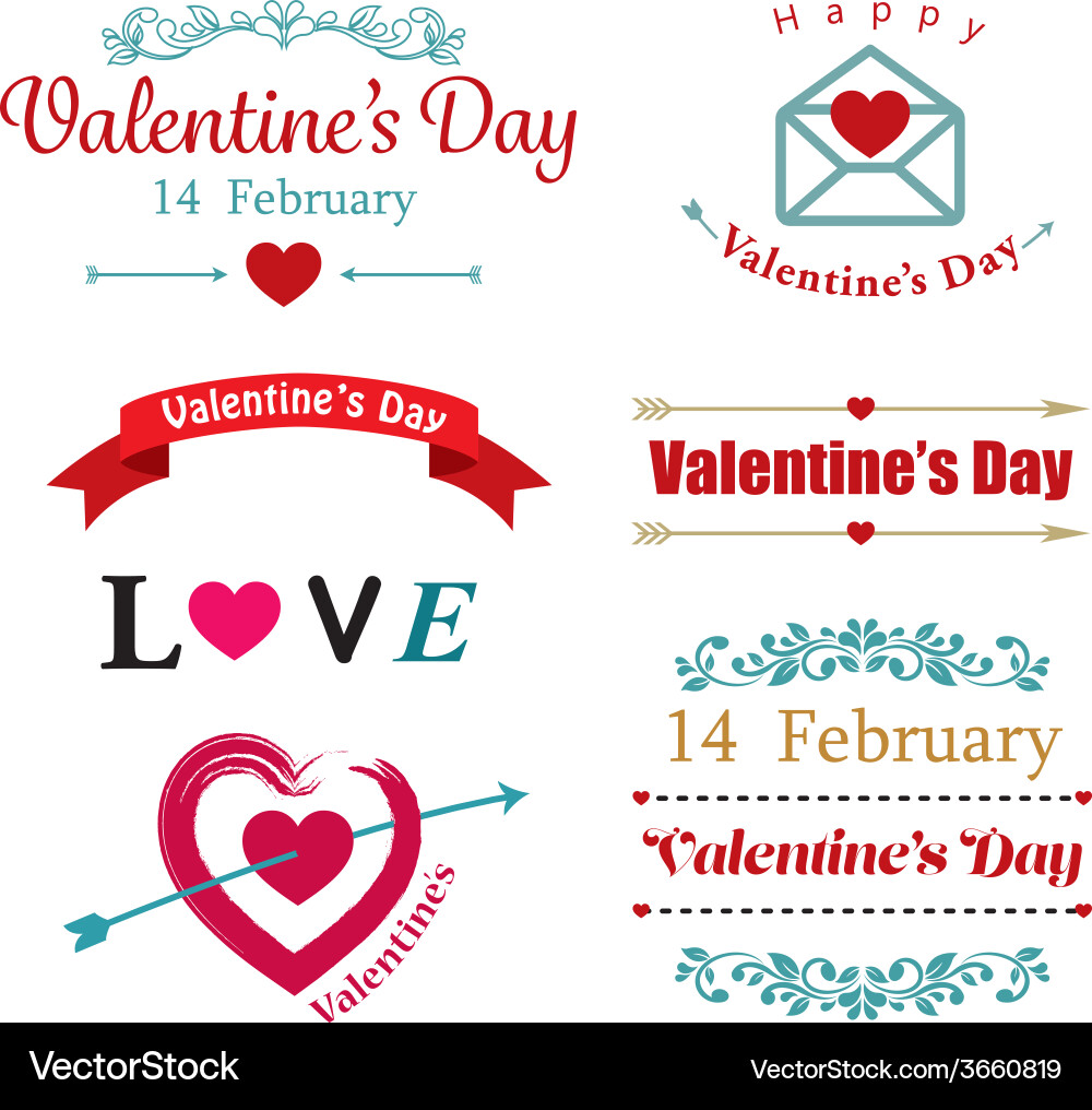 Valentines day symbol Royalty Free Vector Image