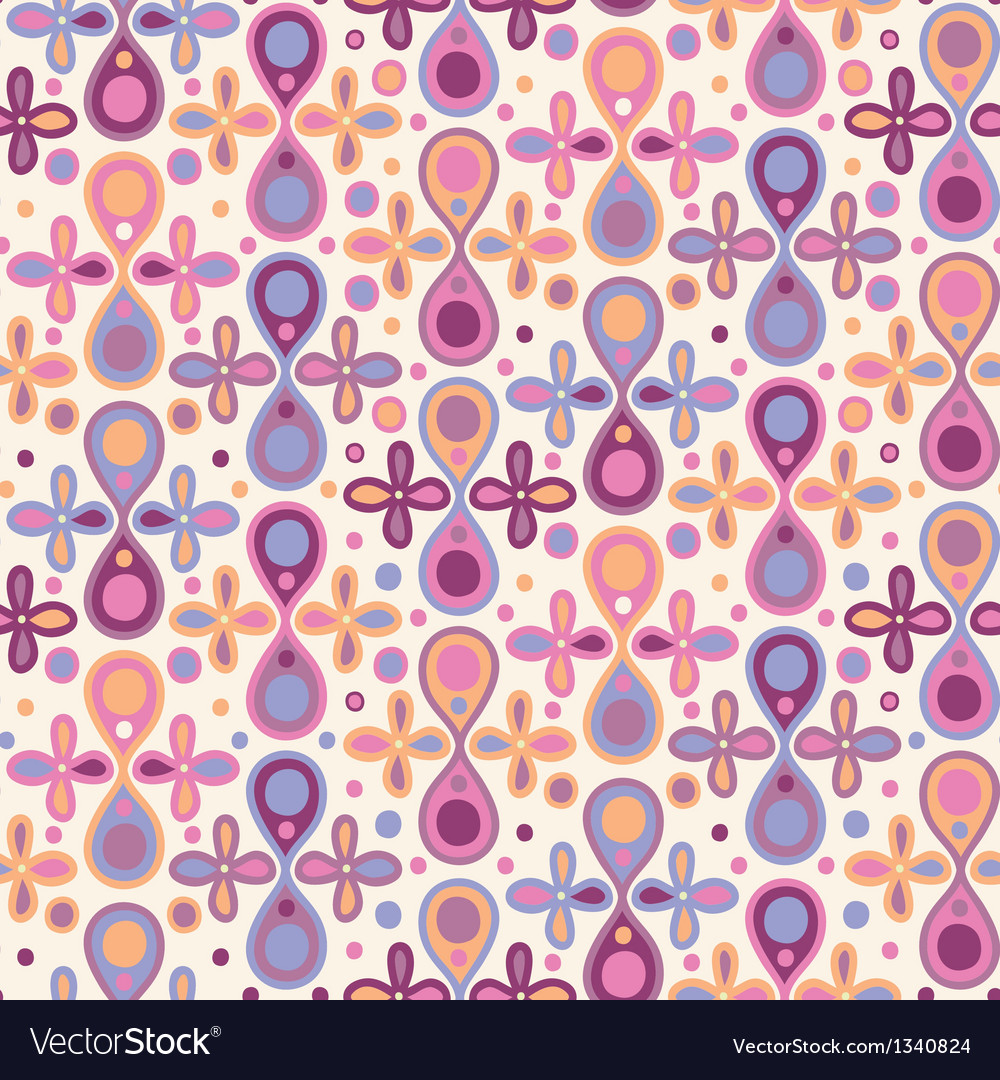 Abstract drops seamless pattern background Vector Image