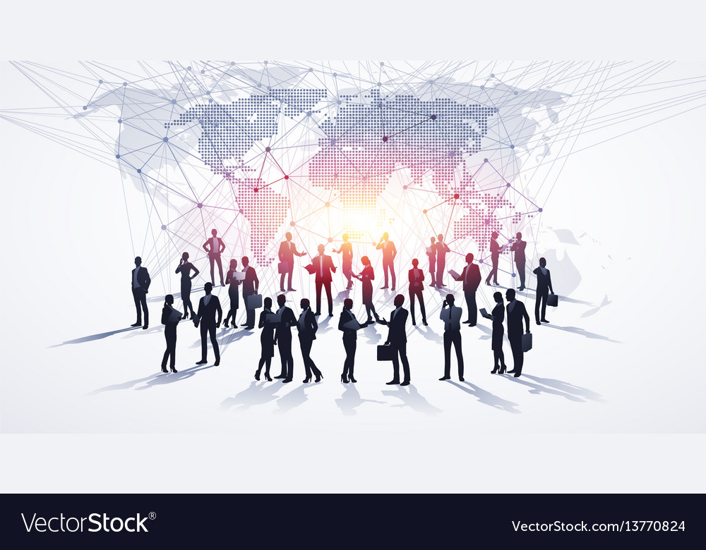 Business people group Royalty Free Vector Image