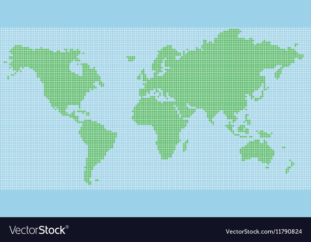 World map Royalty Free Vector Image - VectorStock
