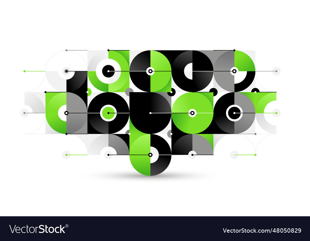 Abstract geometric background tech engineering Vector Image