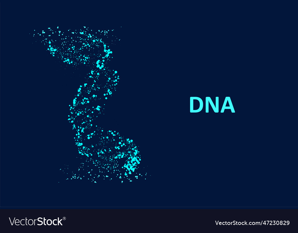 Big Genomic Data Visualization Royalty Free Vector Image