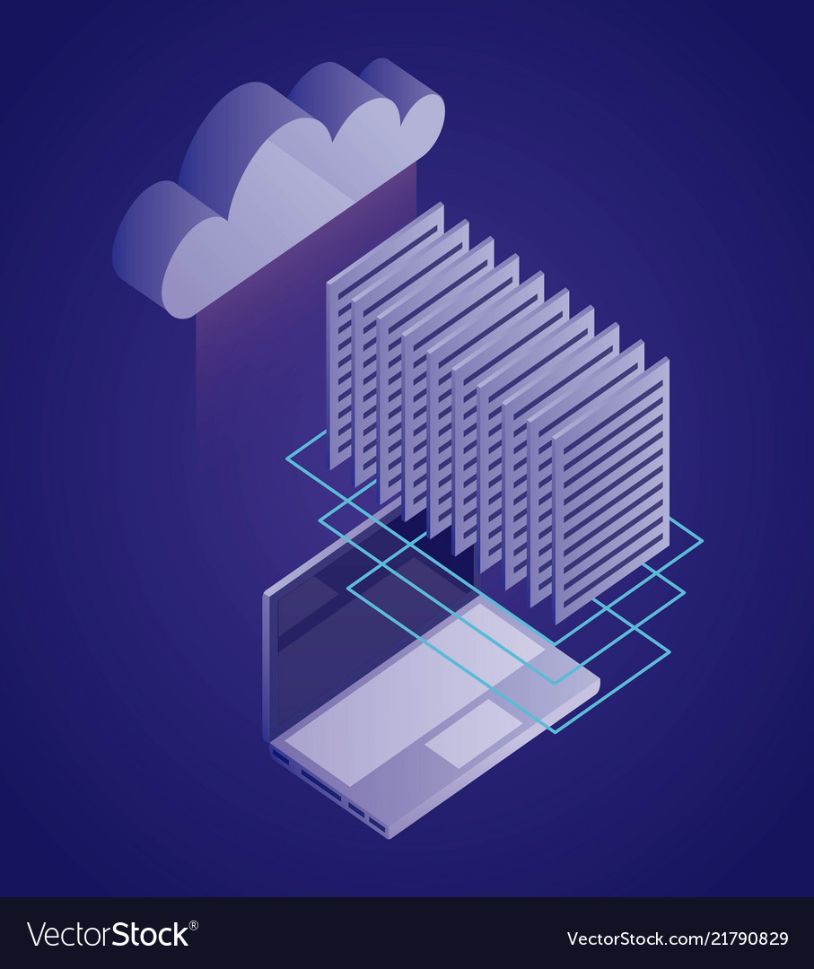 Data network concept Royalty Free Vector Image