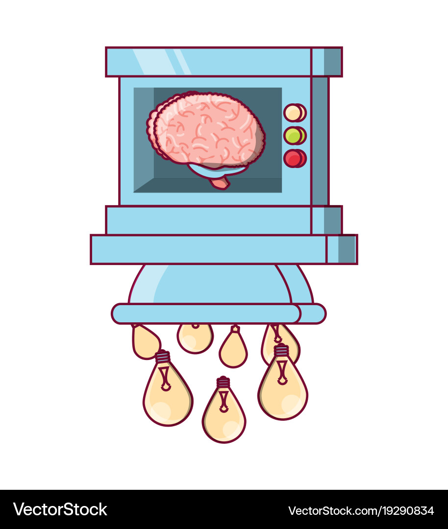 Brain concept design Royalty Free Vector Image