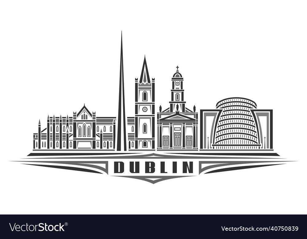 Dublin Royalty Free Vector Image - VectorStock