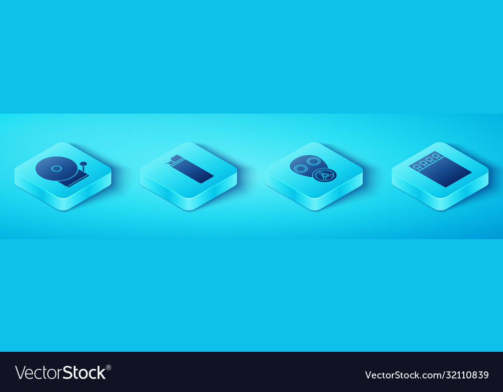 Set isometric ringing alarm bell lighter open Vector Image Set isometric ringing alarm bell lighter open Vector Image