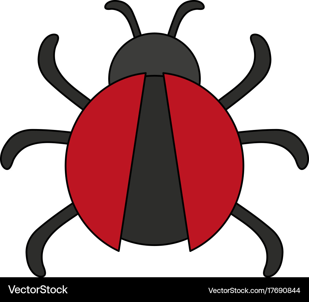 Beetle bug icon image Royalty Free Vector Image
