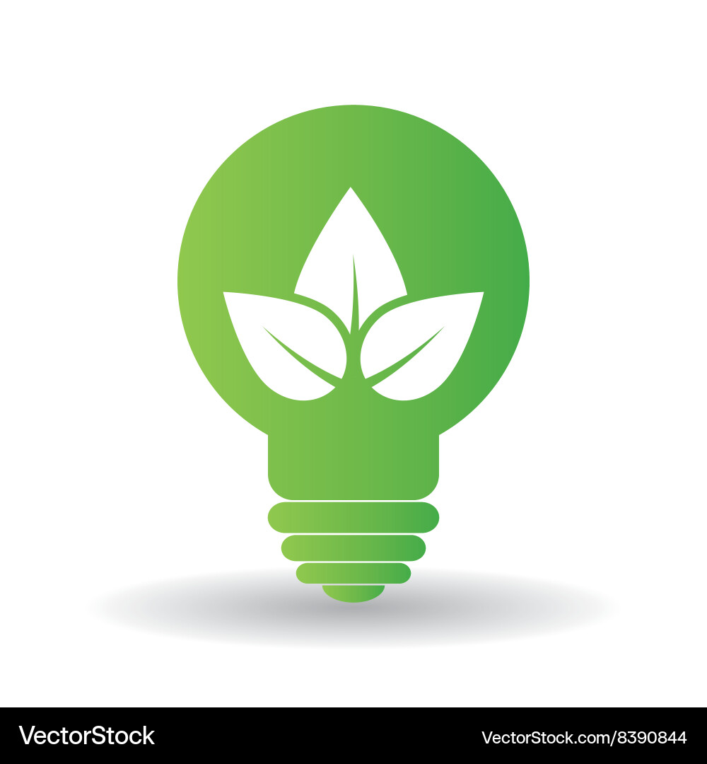 Eco leaf design Royalty Free Vector Image - VectorStock