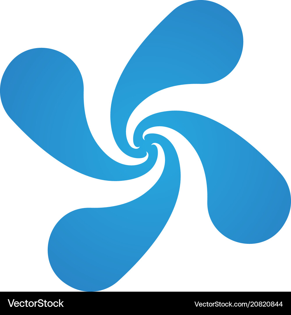 Vortex circle logo and symbols template icons app Vector Image