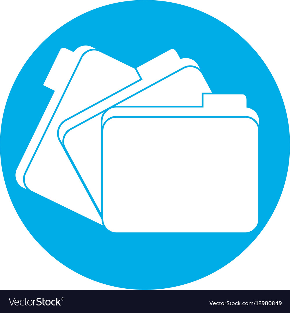 File folder icon image Royalty Free Vector Image