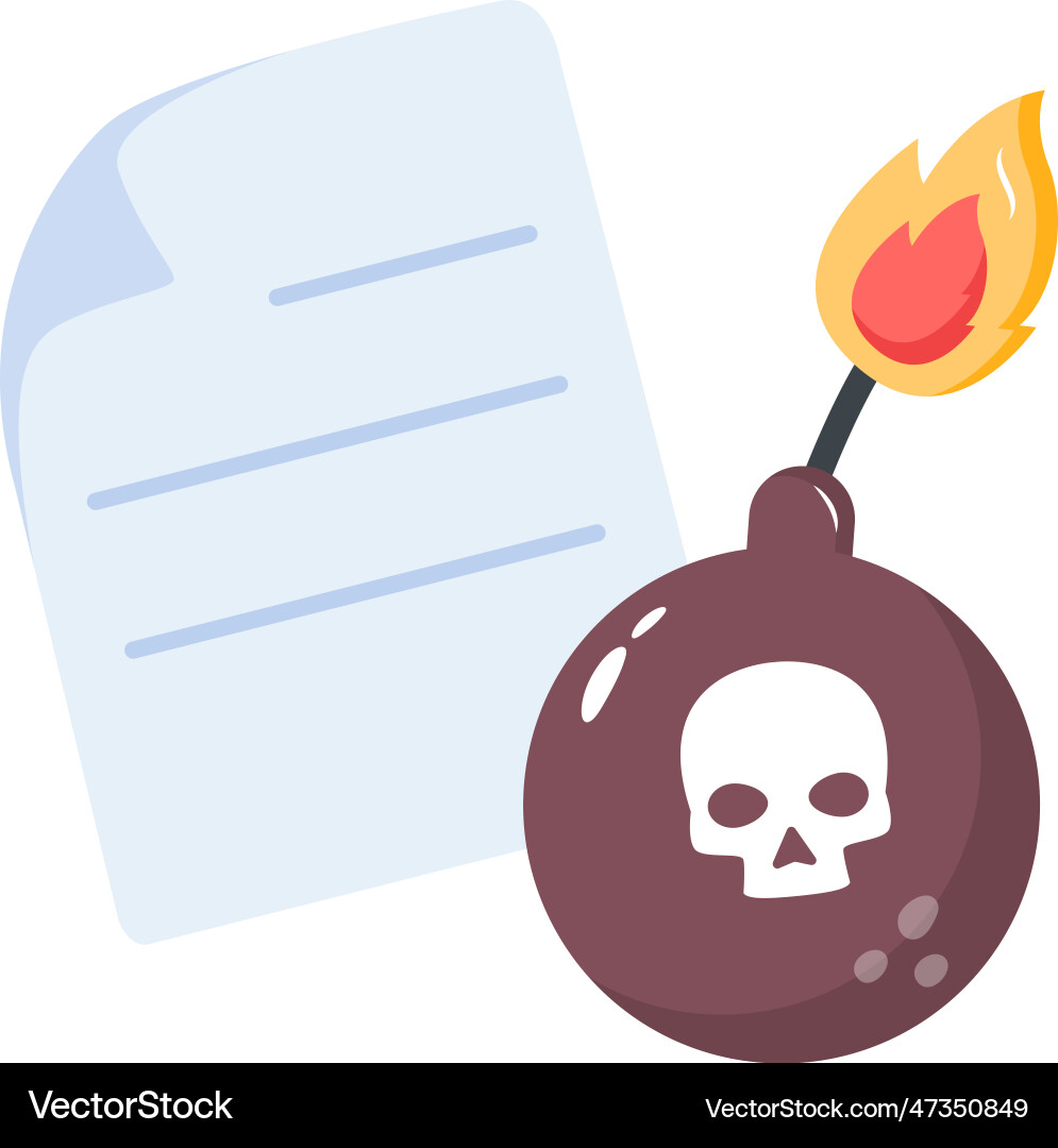 Fraud documents Royalty Free Vector Image - VectorStock