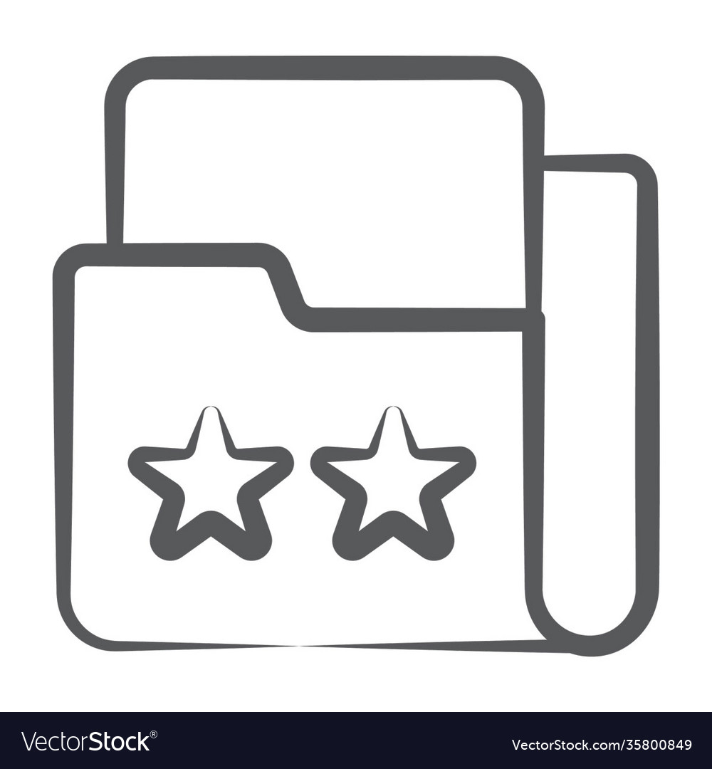 Review folder Royalty Free Vector Image - VectorStock