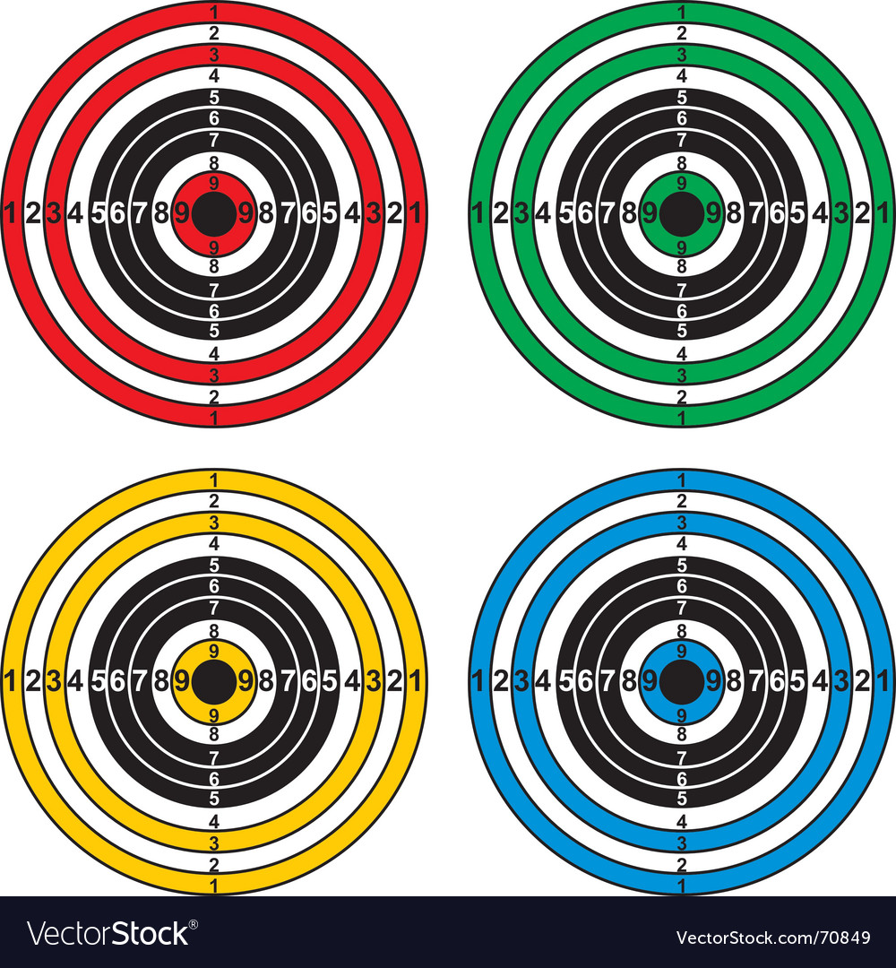 Targets Royalty Free Vector Image - VectorStock